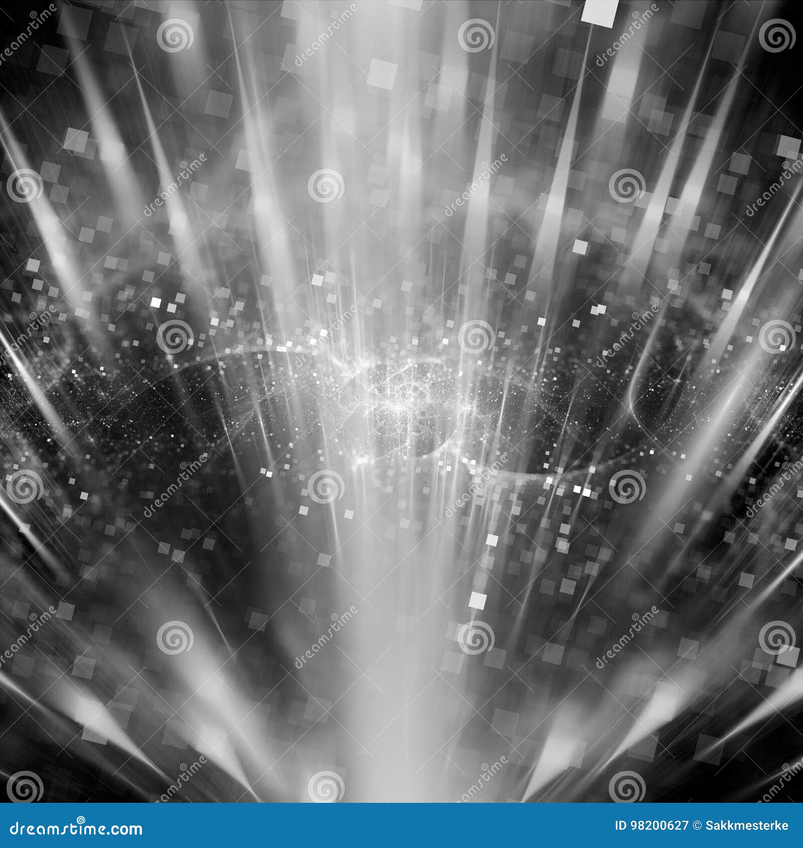 Magic Explosion of Particles in Space Texture Stock Illustration ...