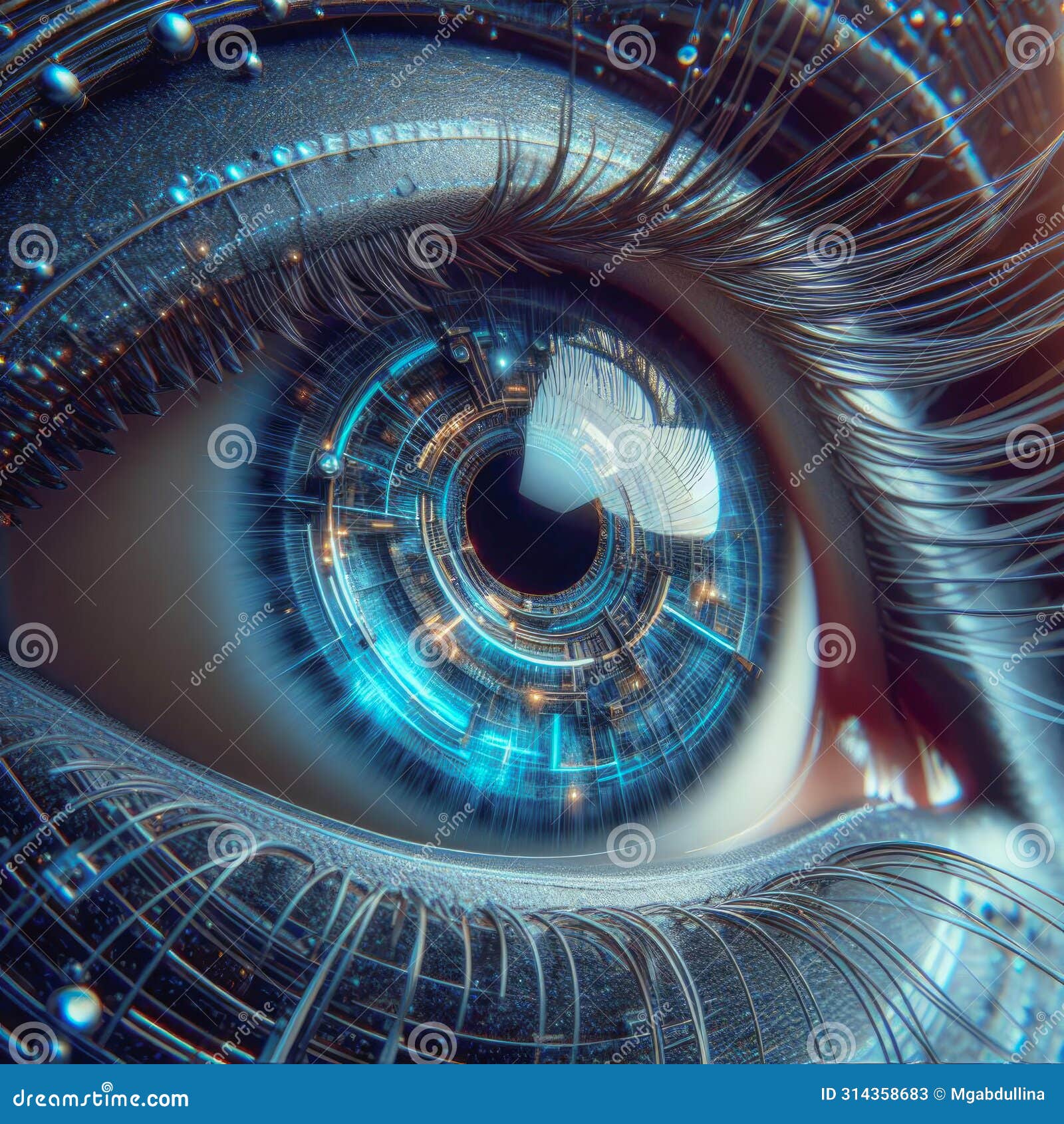 Magic Eye. Symbol of the Universe, Universe, Sacred Knowledge Stock ...