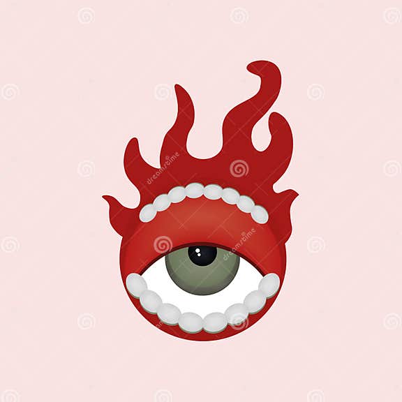 Magic Eye, Vector Illustration. Stock Illustration - Illustration of ...