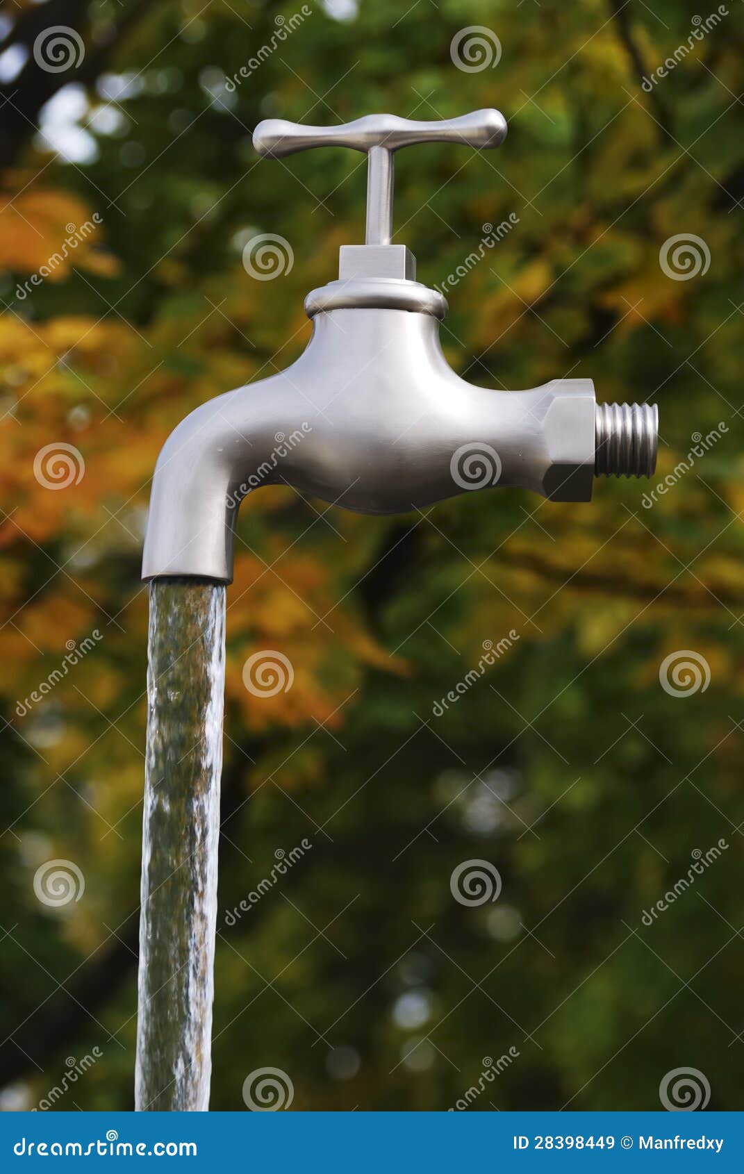 Magic Faucet stock image. Image of metal, flowing, flow - 28398449