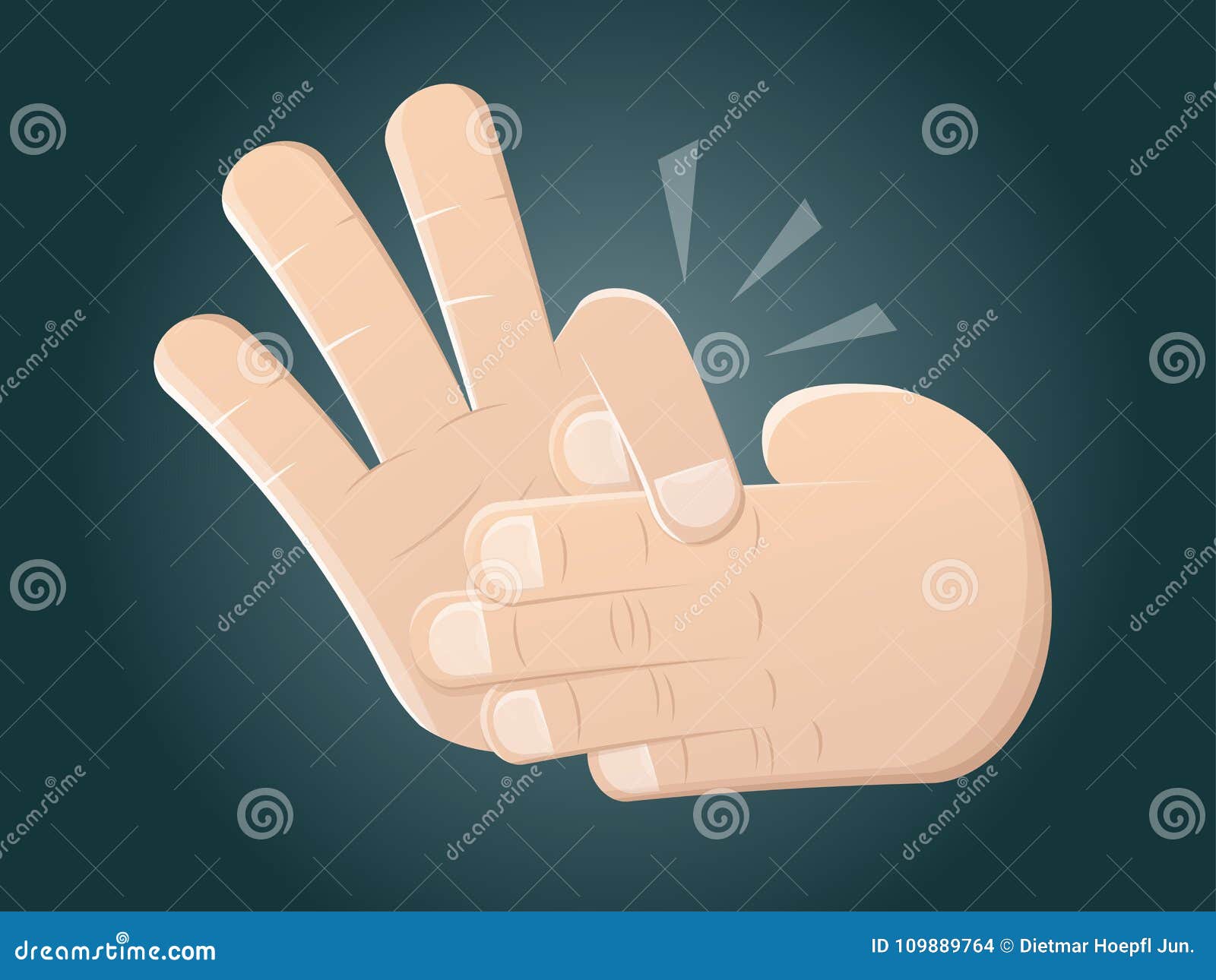 Magic finger trick clipart stock illustration. Illustration of finger ...
