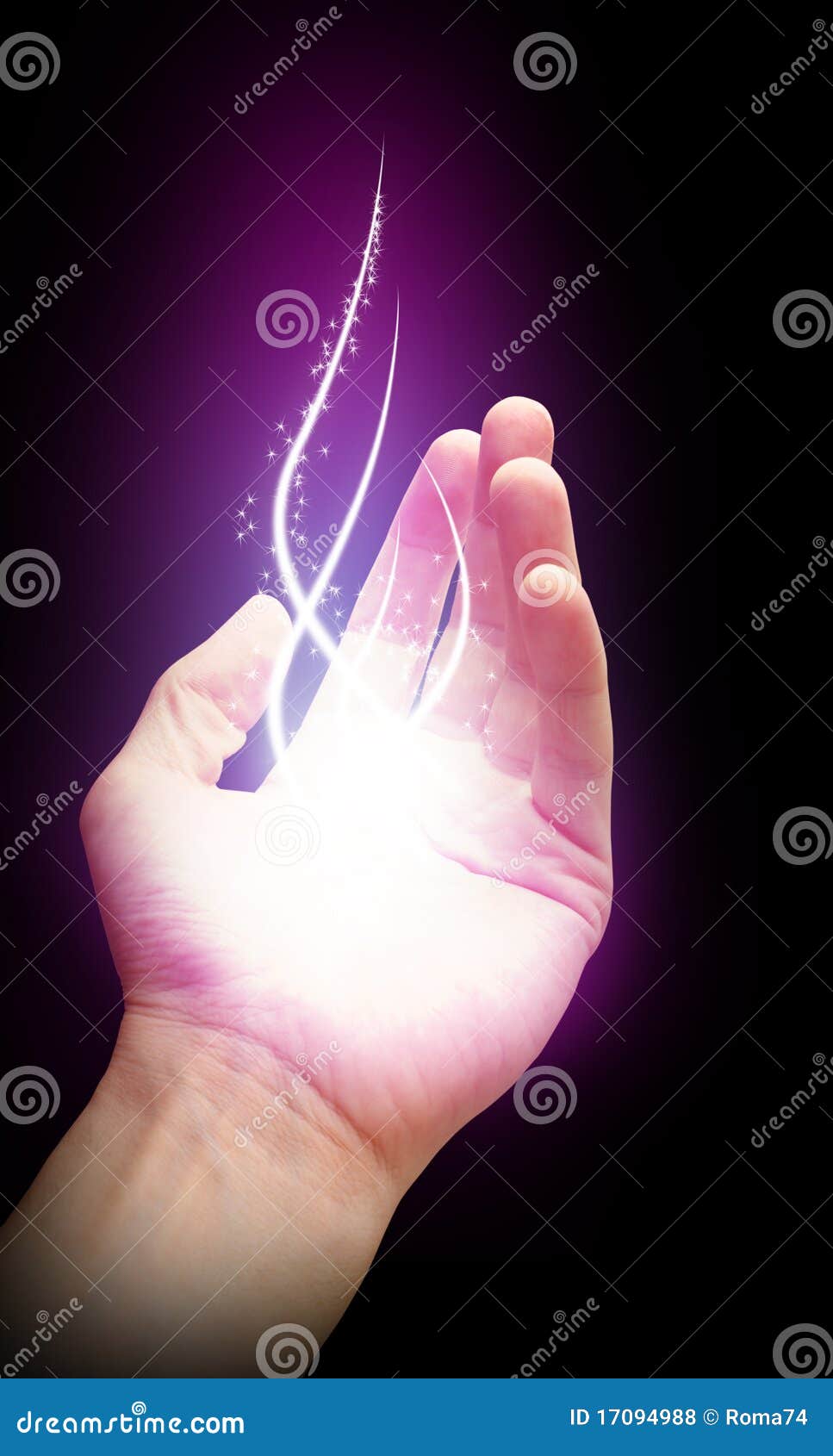 Magic fire stock photo. Image of blur, fire, palm, palmistry - 17094988