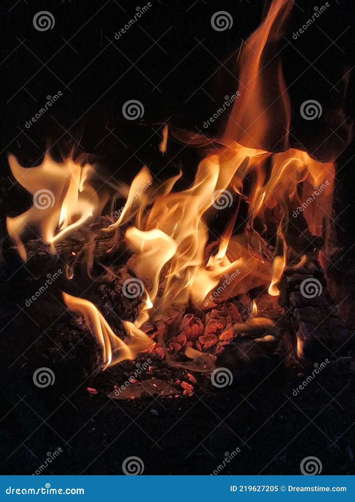 The magic of fire stock image. Image of fireworks, geyser - 219627205