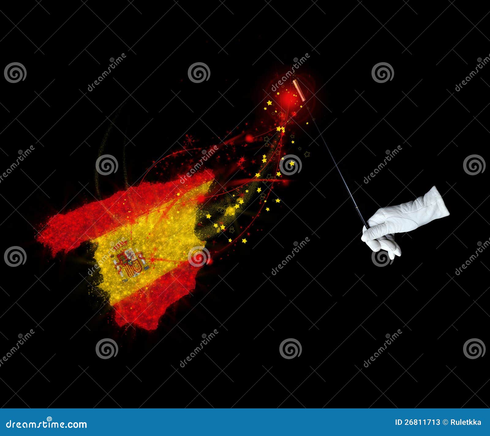 Magic Flag Spain Stock Illustrations – 34 Magic Flag Spain Stock ...