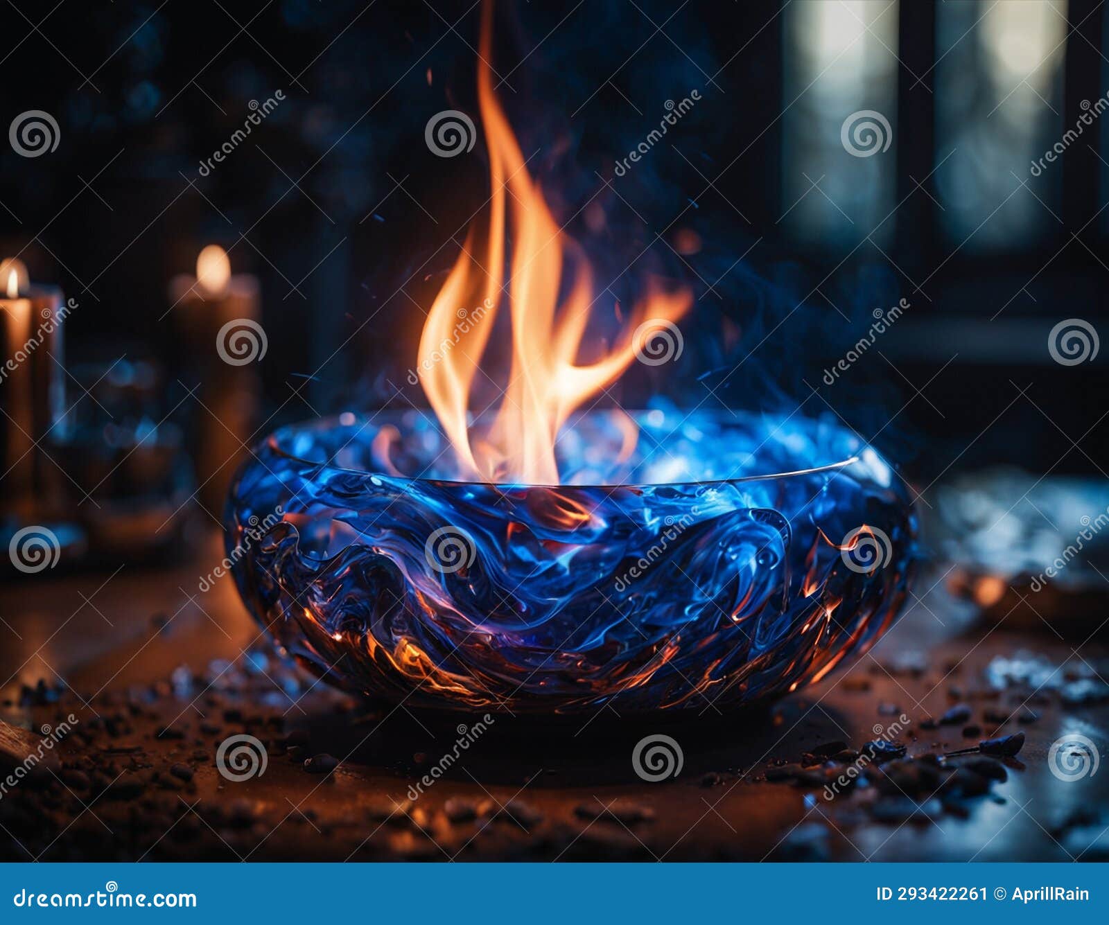 Magic Flame stock image. Image of colorful, colors, smoke - 293422261