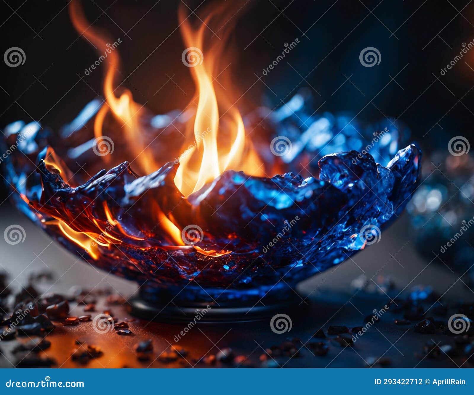 Magic Flame stock photo. Image of smoke, textured, colorful - 293422712