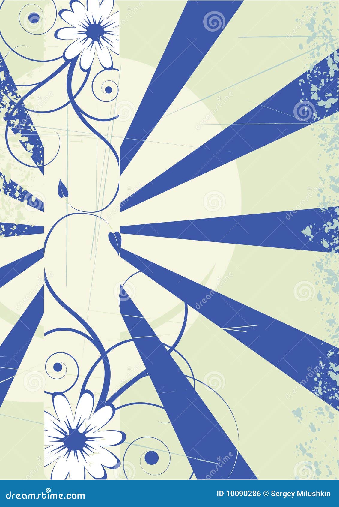 Magic Flower Background. Vector Stock Vector - Illustration of element ...