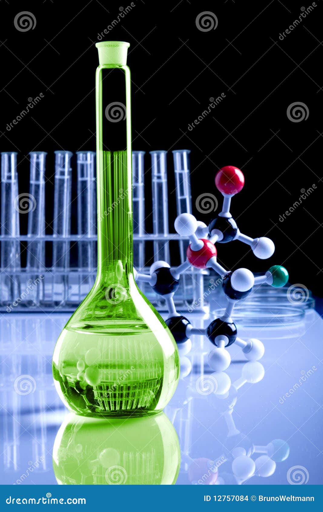 Magic Fluid stock photo. Image of atoms, assay, biology - 12757084