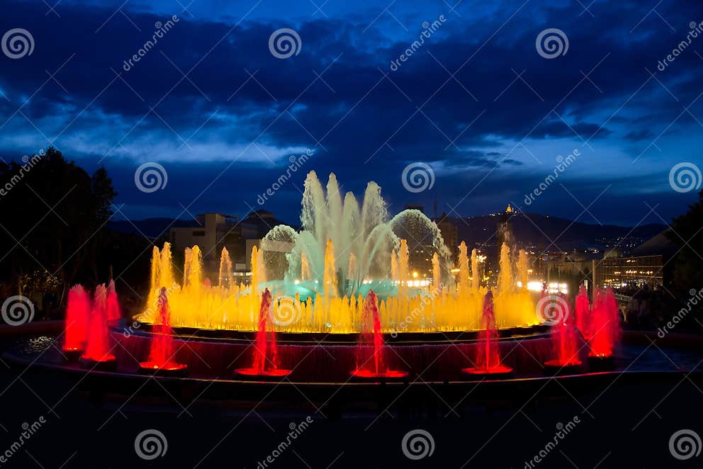 Magic Fountain stock image. Image of europe, museum, magic - 26061099