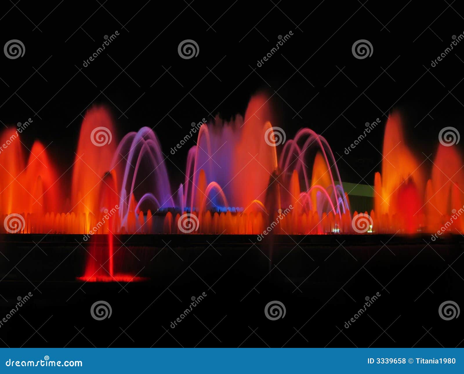 Magic fountain detail stock photo. Image of event, fountain - 3339658