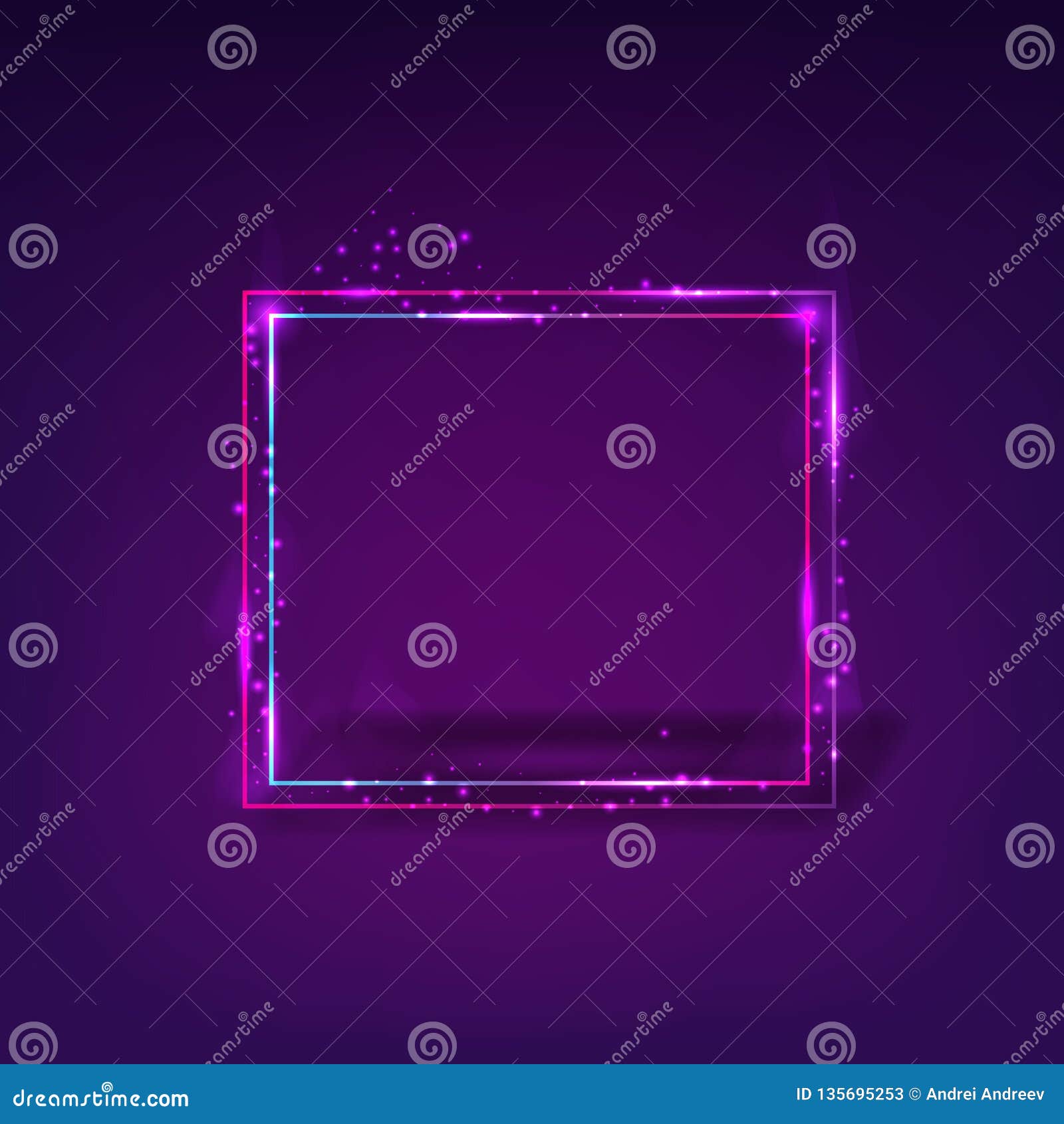 Magic Frame in Smoke. Vector Stock Vector - Illustration of aura ...