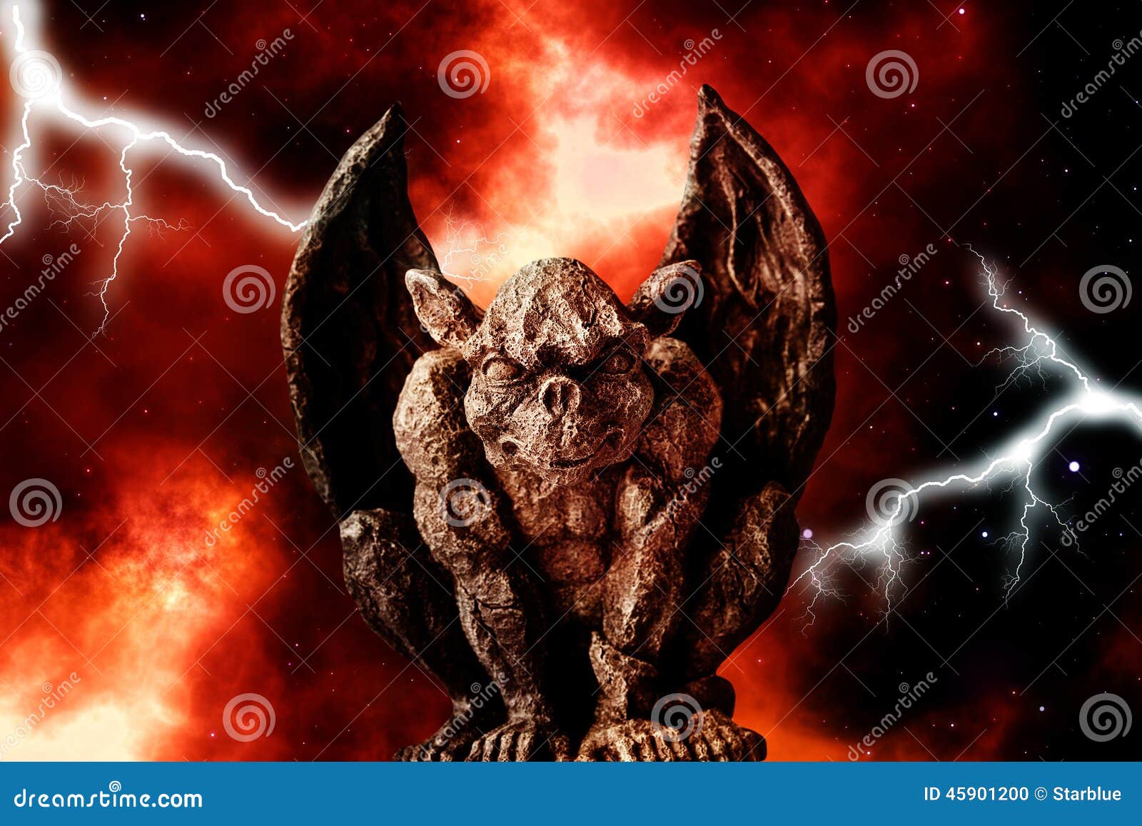 Magic Gargoyle Stock Photo | CartoonDealer.com #45901200