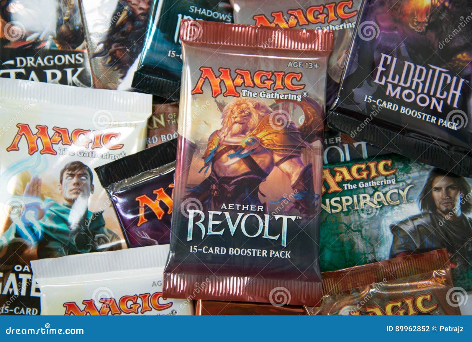 Magic the Gathering Booster Packs Editorial Photography - Image of ...