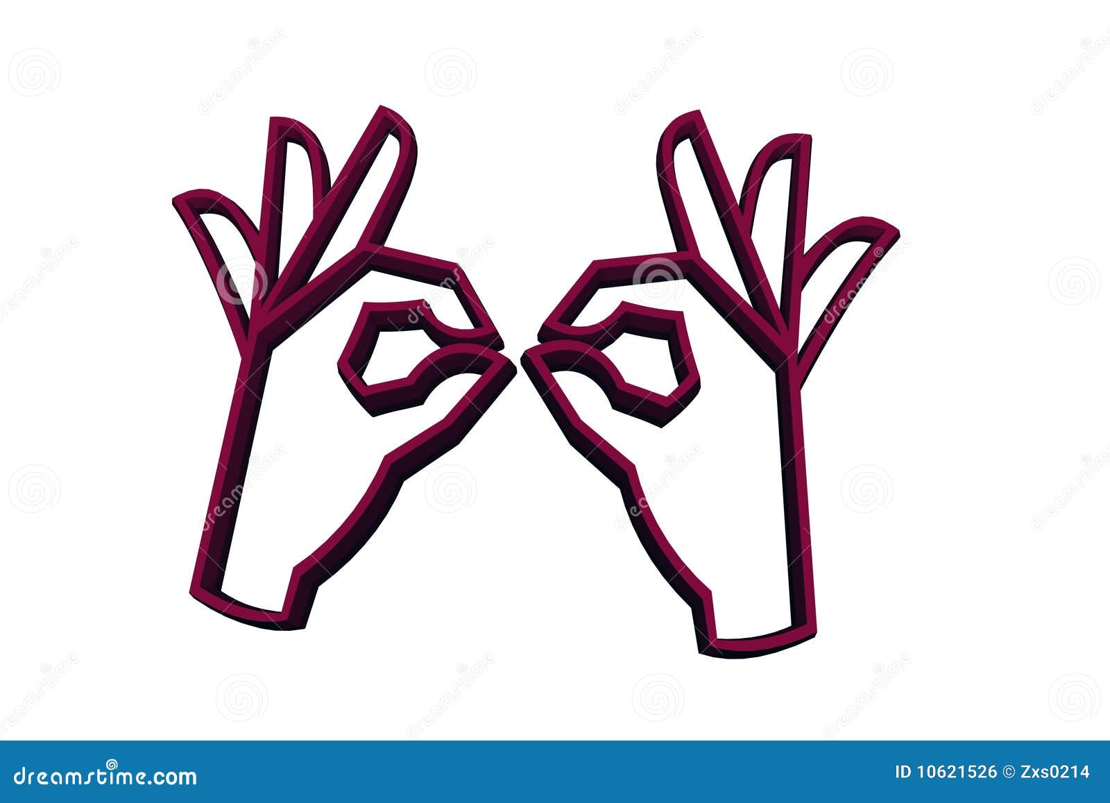 A magic gesture stock illustration. Illustration of objects - 10621526