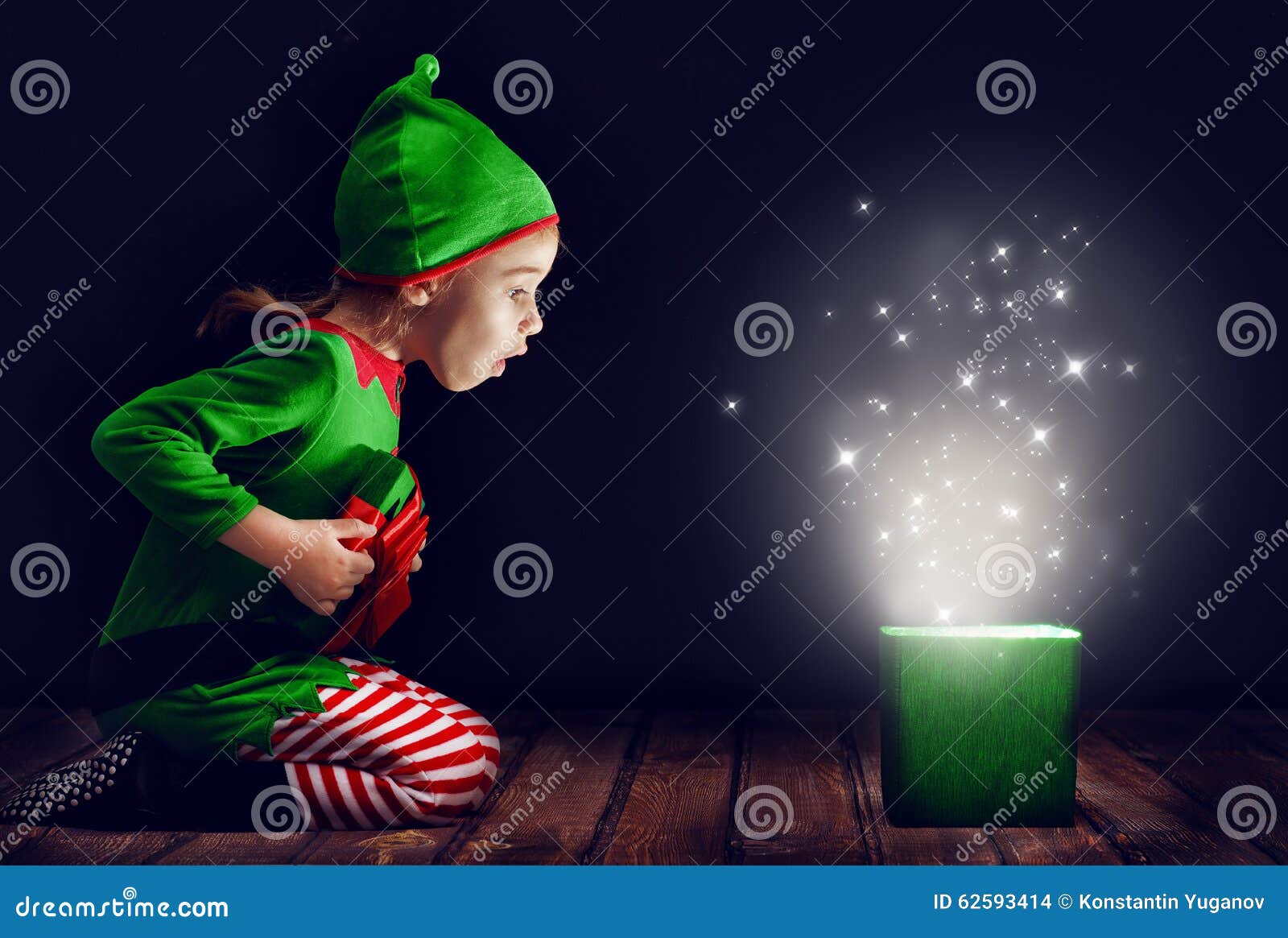 Magic gift box stock photo. Image of decorated, christmas - 62593414