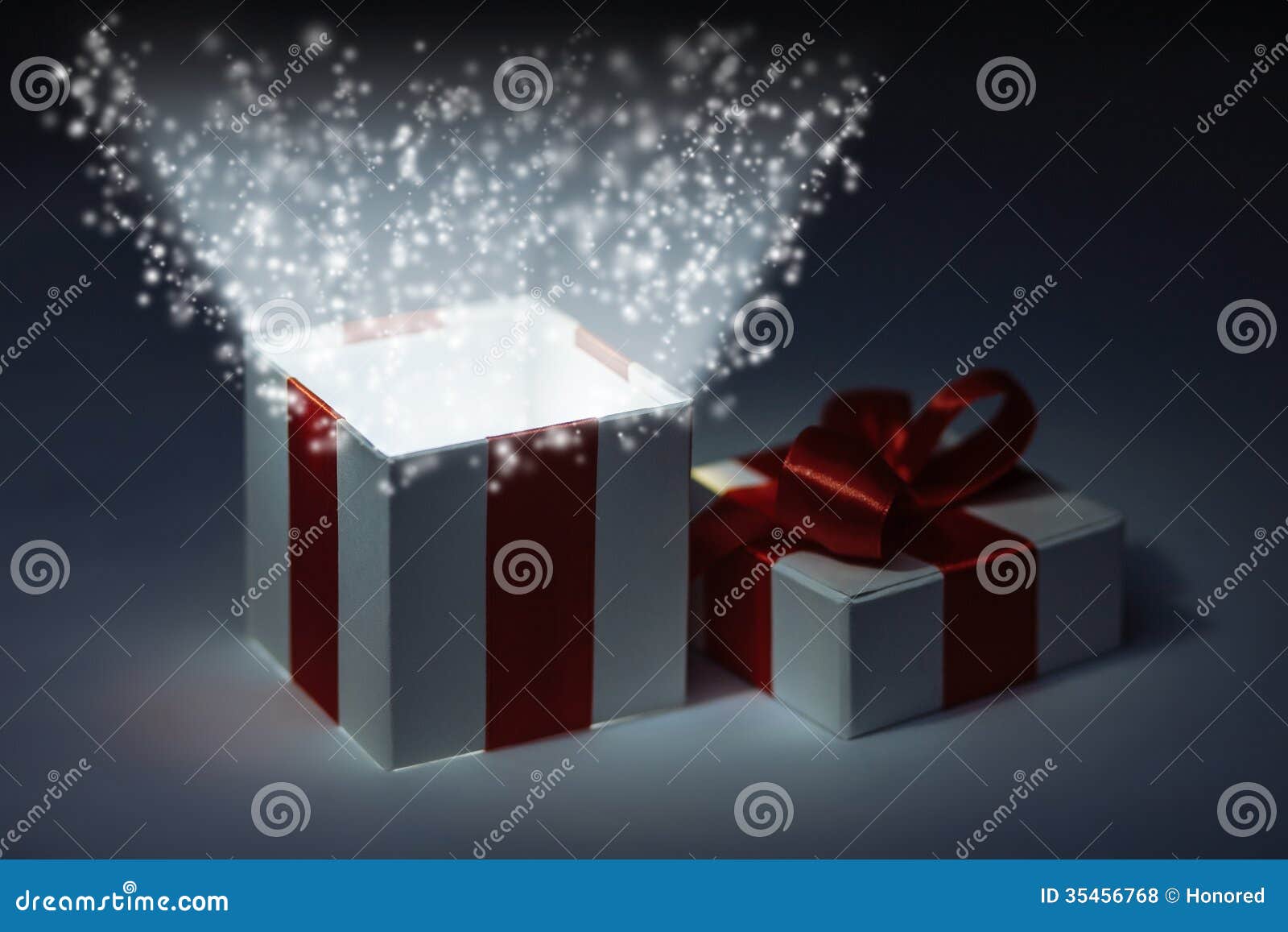 Magic gift box stock photo. Image of darkness, classical - 35456768