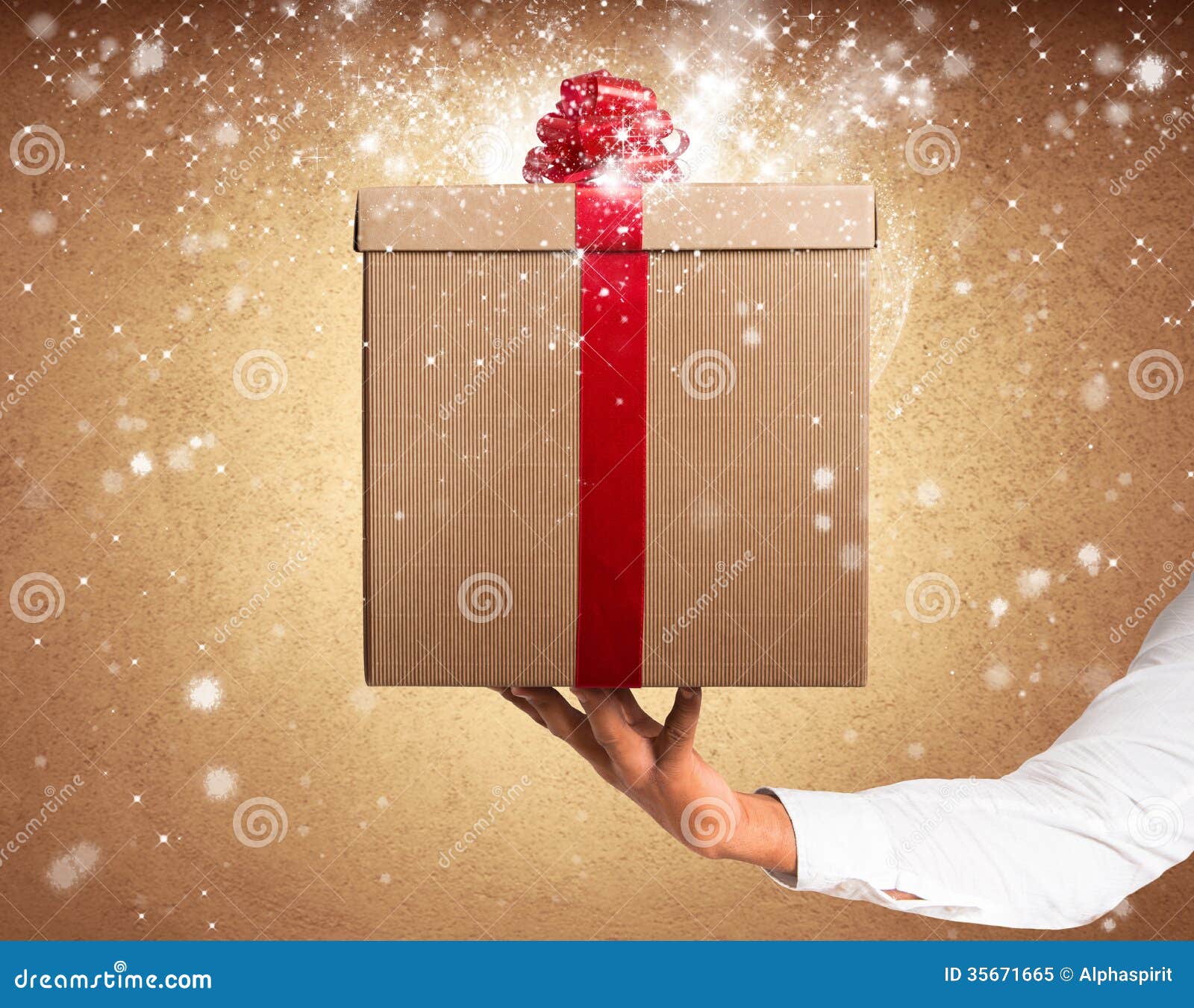 Magic gift stock image. Image of magic, festive, flake - 35671665