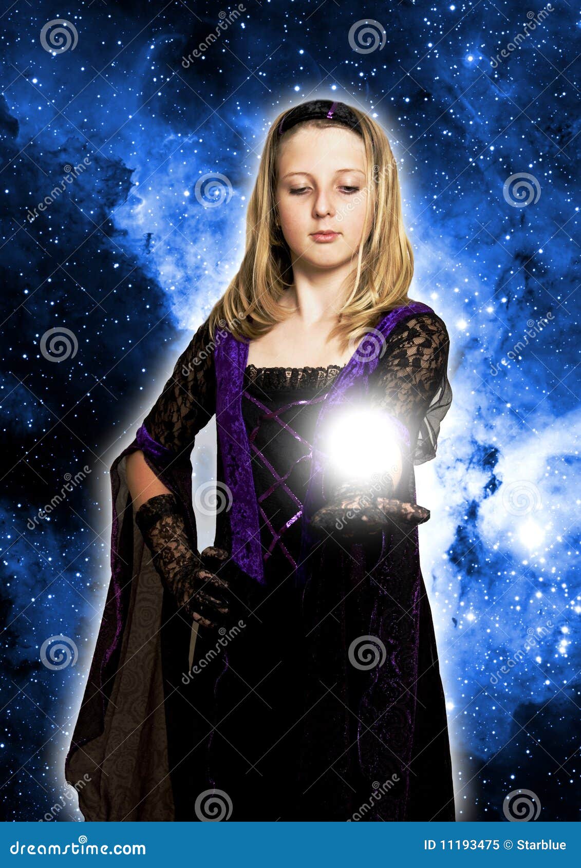 Magic girl stock image. Image of magic, magical, spiritual - 11193475