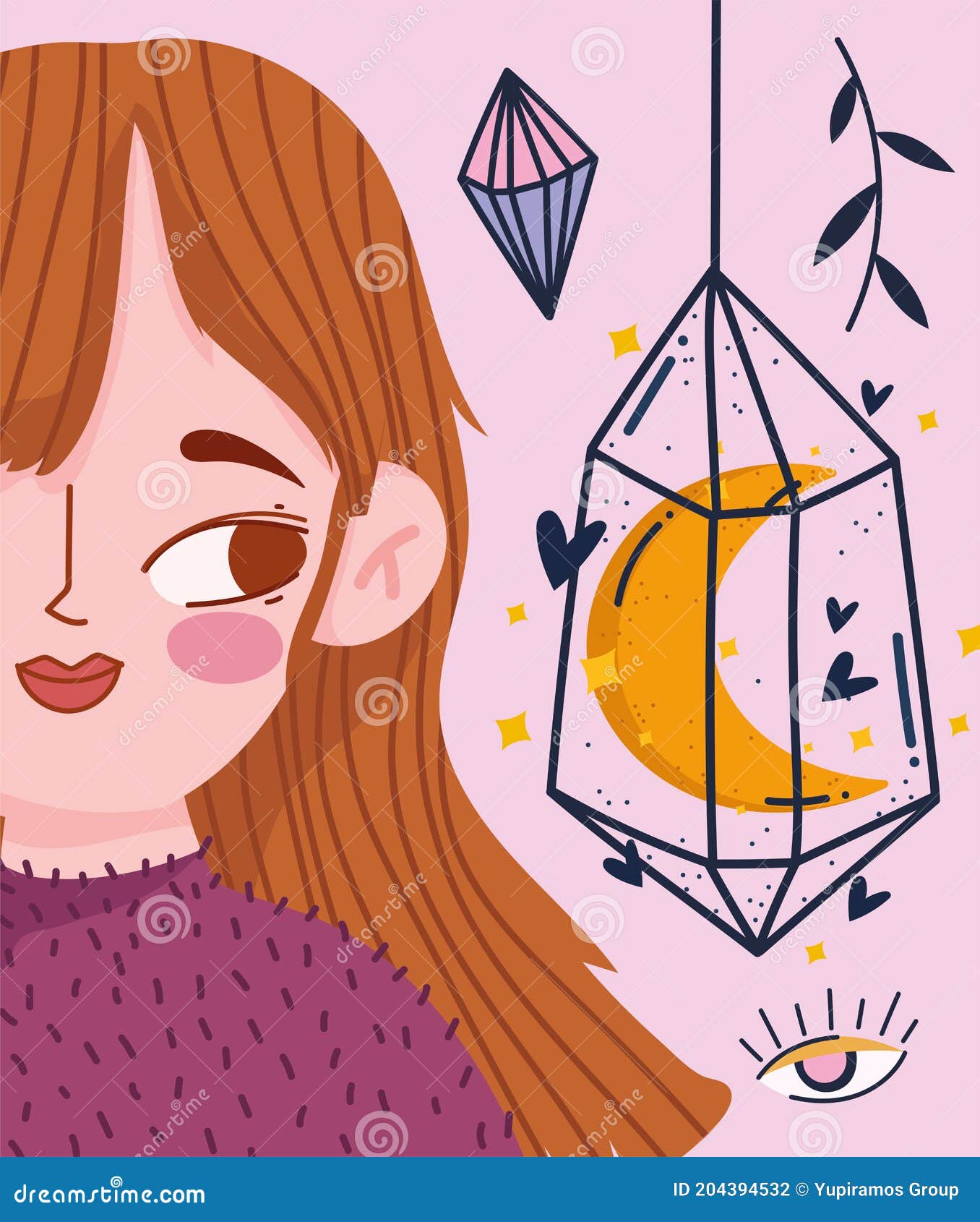 Ice Crystal In Cartoon Style. Isometric 3d Frozen Spike. GUI Element ...