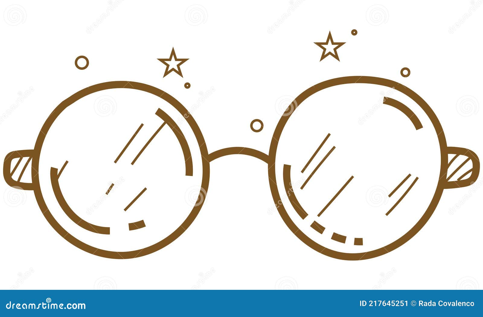 Magic Glasses - Vector Icon Stock Vector - Illustration of design ...