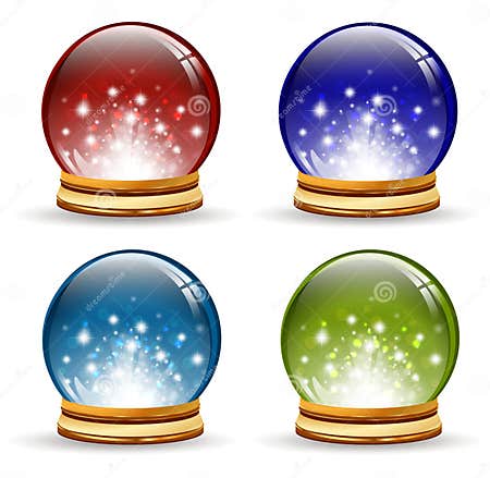 Magic globe stock vector. Illustration of greeting, bauble - 16974405