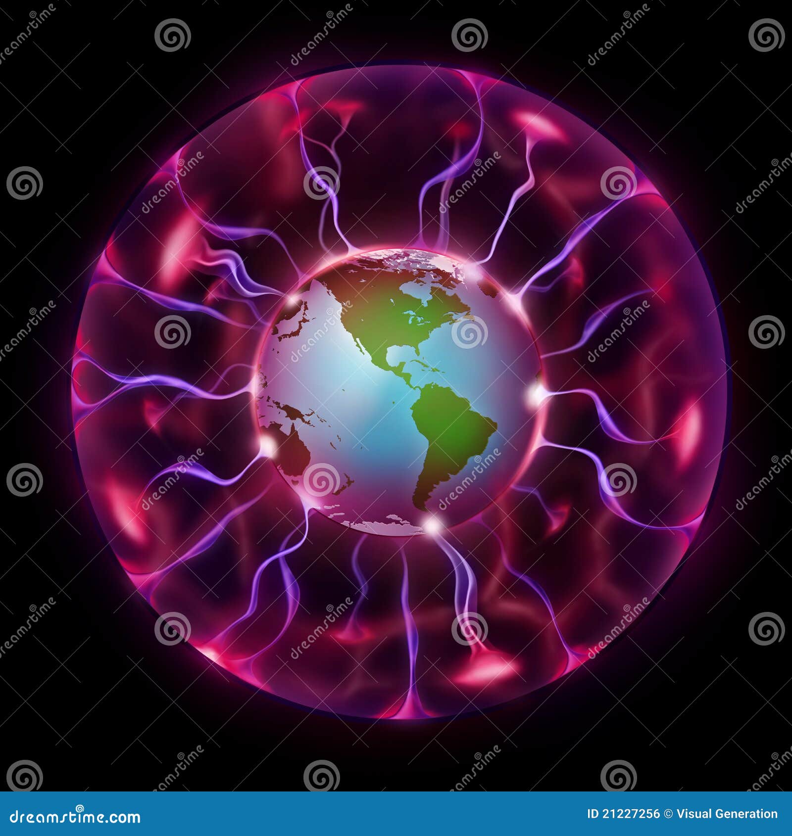 Magic Globe stock illustration. Illustration of global - 21227256
