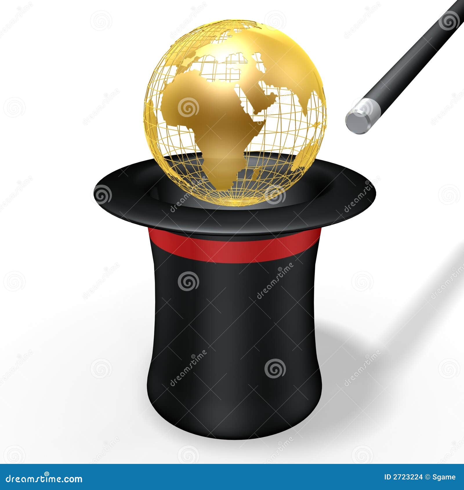 Magic globe stock illustration. Illustration of travel - 2723224