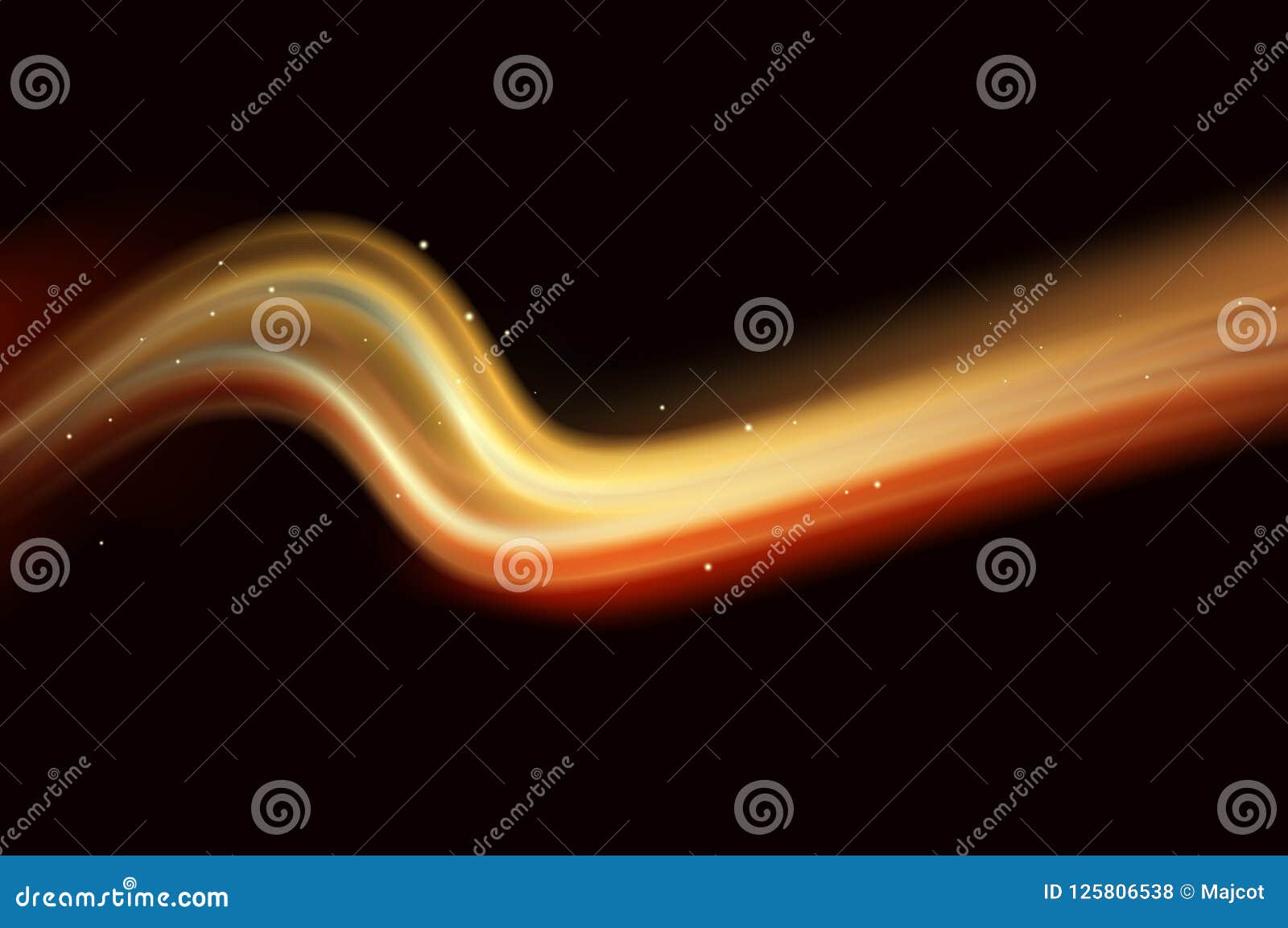 Magic Glowing Light Swirl Trail Trace Effect Stock Vector ... Magic Glowing Light Swirl Trail Trace Effect Stock Vector ...
