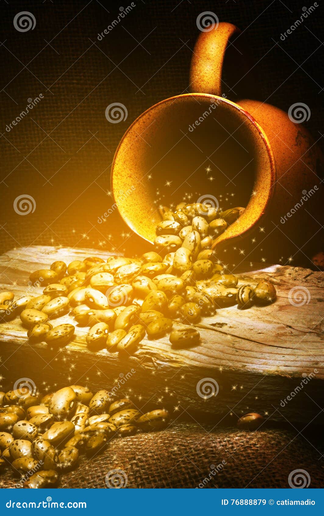 Magic gold beans stock image. Image of country, sparkling - 76888879
