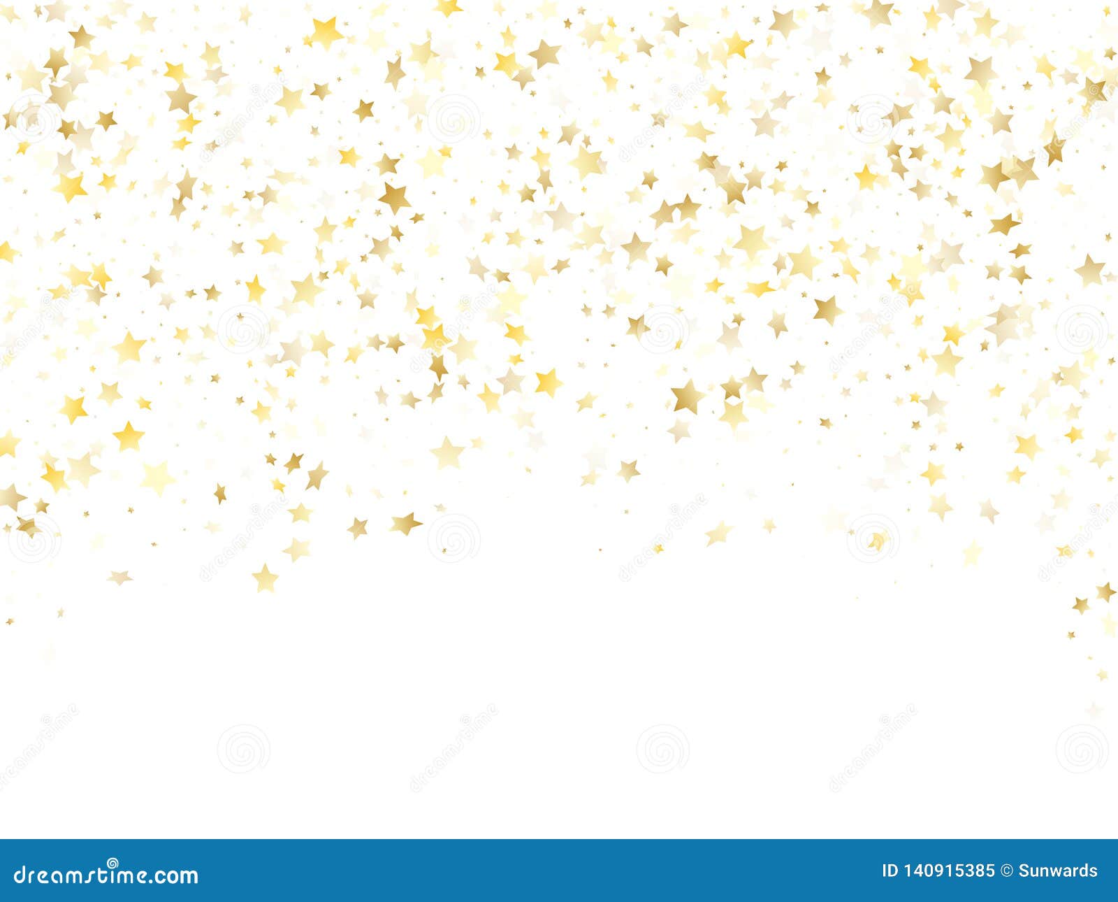 Magic Gold Sparkle Texture Vector Star Background. Stock Vector ...