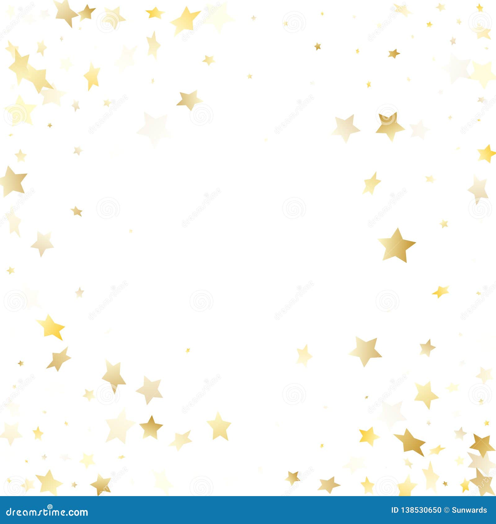 Magic Gold Sparkle Texture Vector Star Background Stock Illustration ...