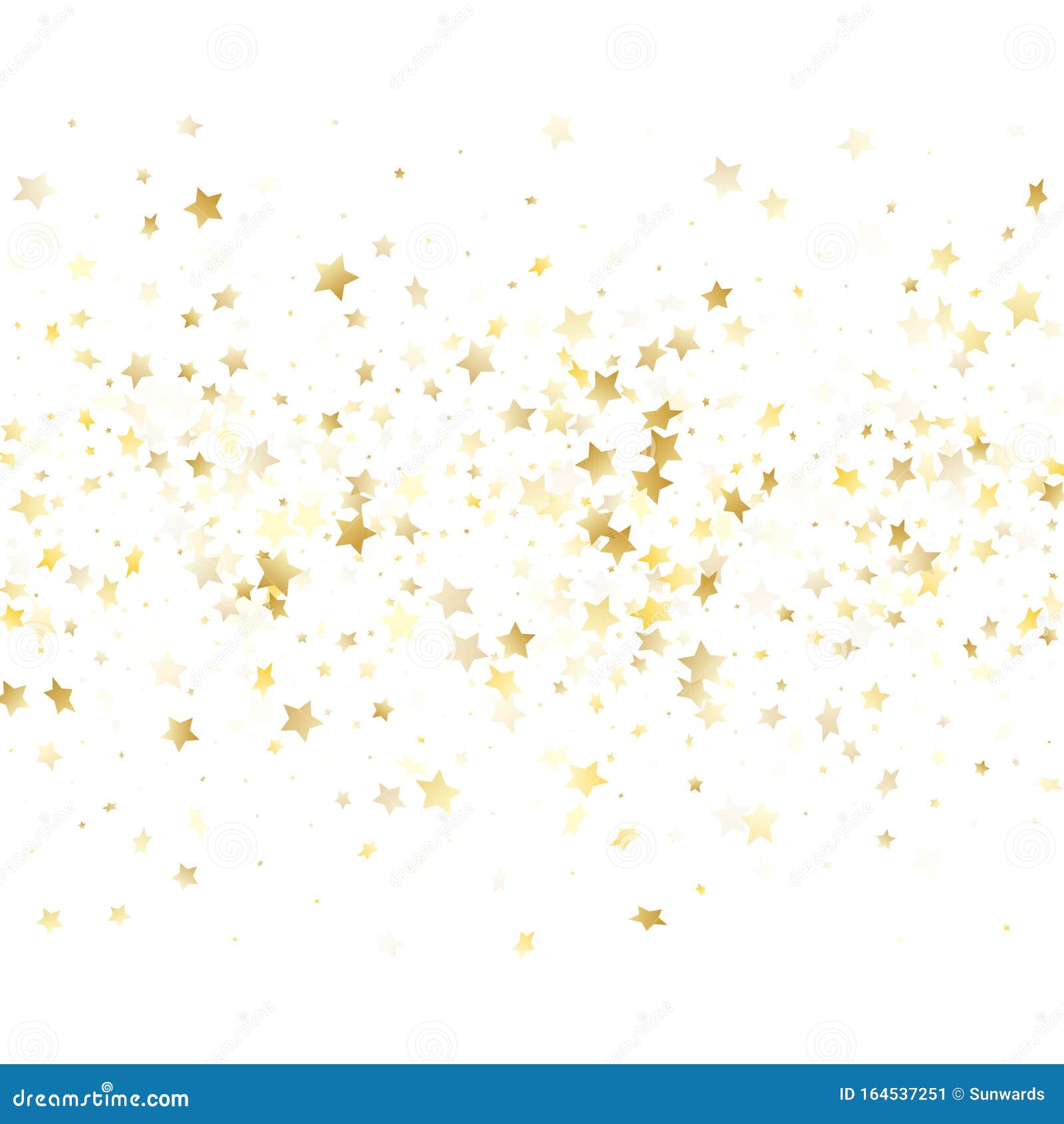Magic Gold Sparkle Texture Vector Star Background. Stock Vector ...
