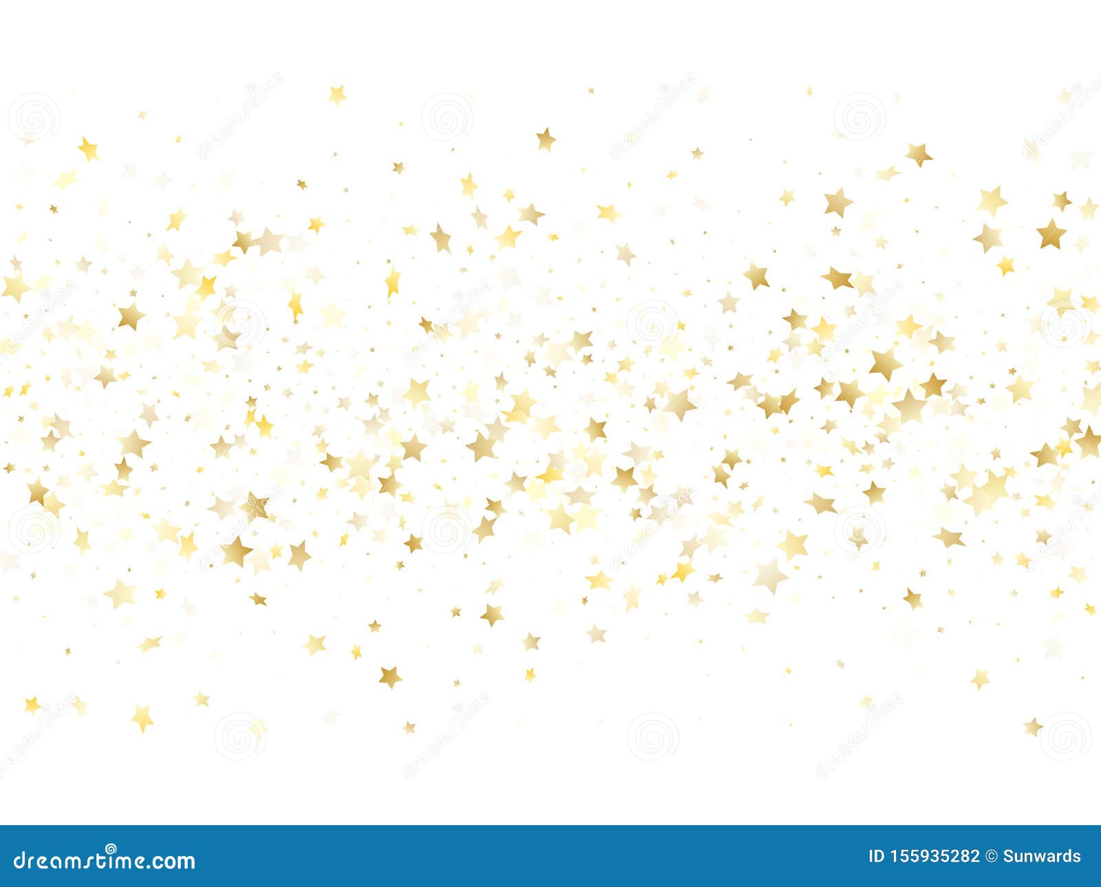 Magic Gold Sparkle Texture Vector Star Background. Stock Vector ...