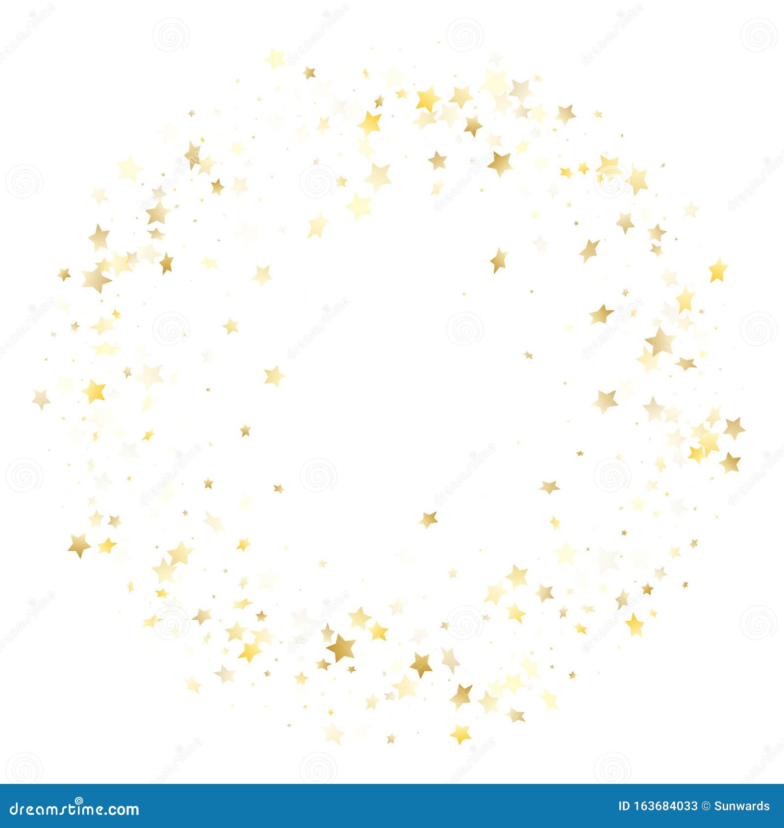 Magic Gold Sparkle Texture Vector Star Background. Stock Vector ...