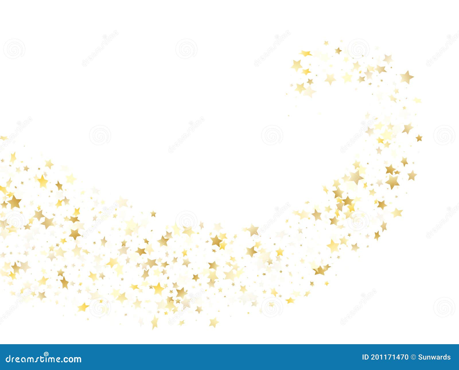 Magic Gold Sparkle Texture Vector Star Background. Stock Illustration ...
