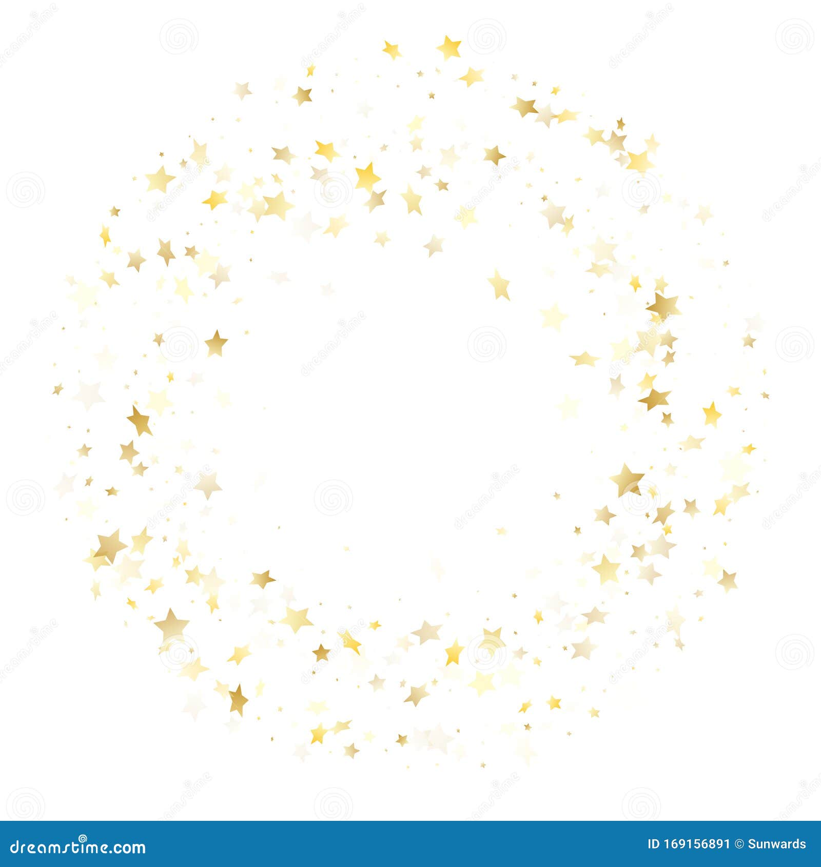 Magic Gold Sparkle Texture Vector Star Background. Stock Vector ...