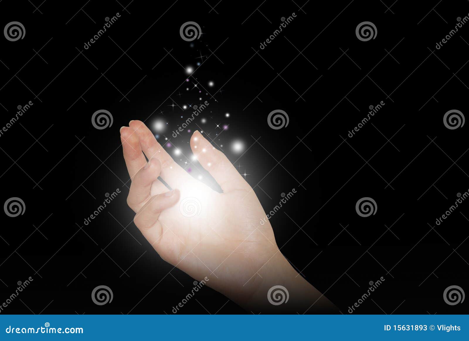 Magic Hand stock image. Image of optimism, fingers, particles - 15631893