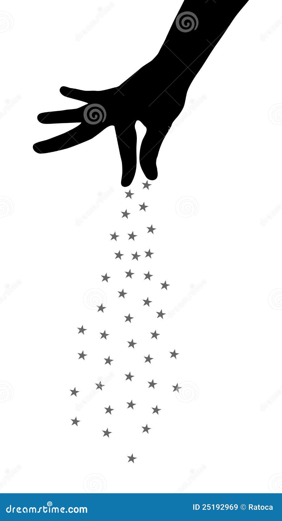 Magic hand stock vector. Illustration of spectacular - 25192969