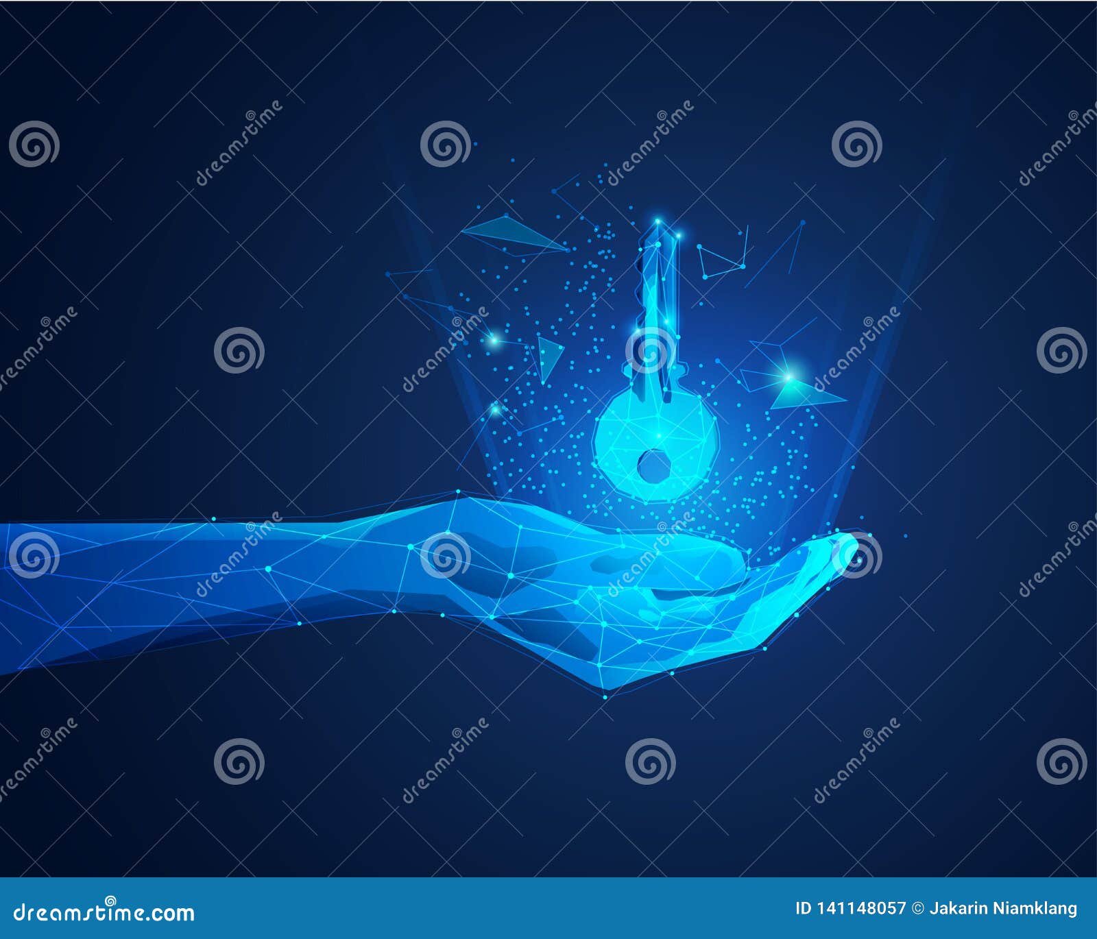 Magic hand stock vector. Illustration of connection - 141148057