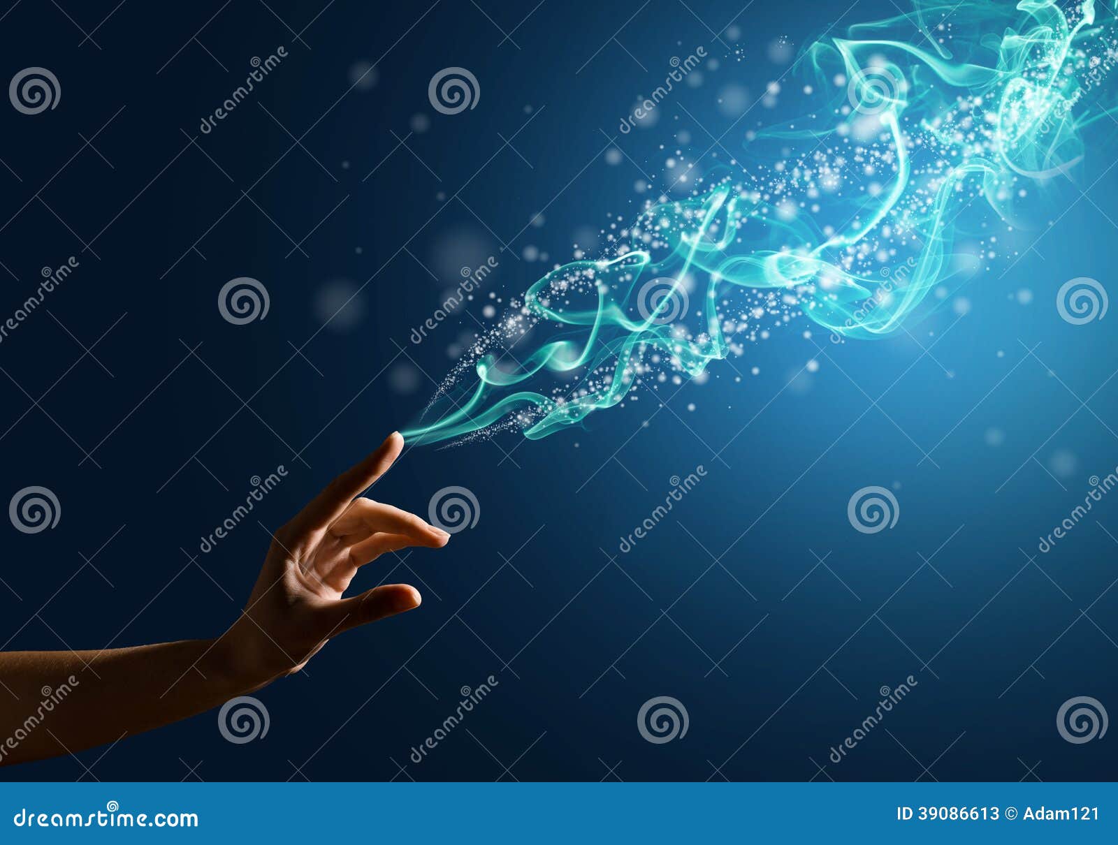 Magic hand stock illustration. Illustration of choice - 39086613