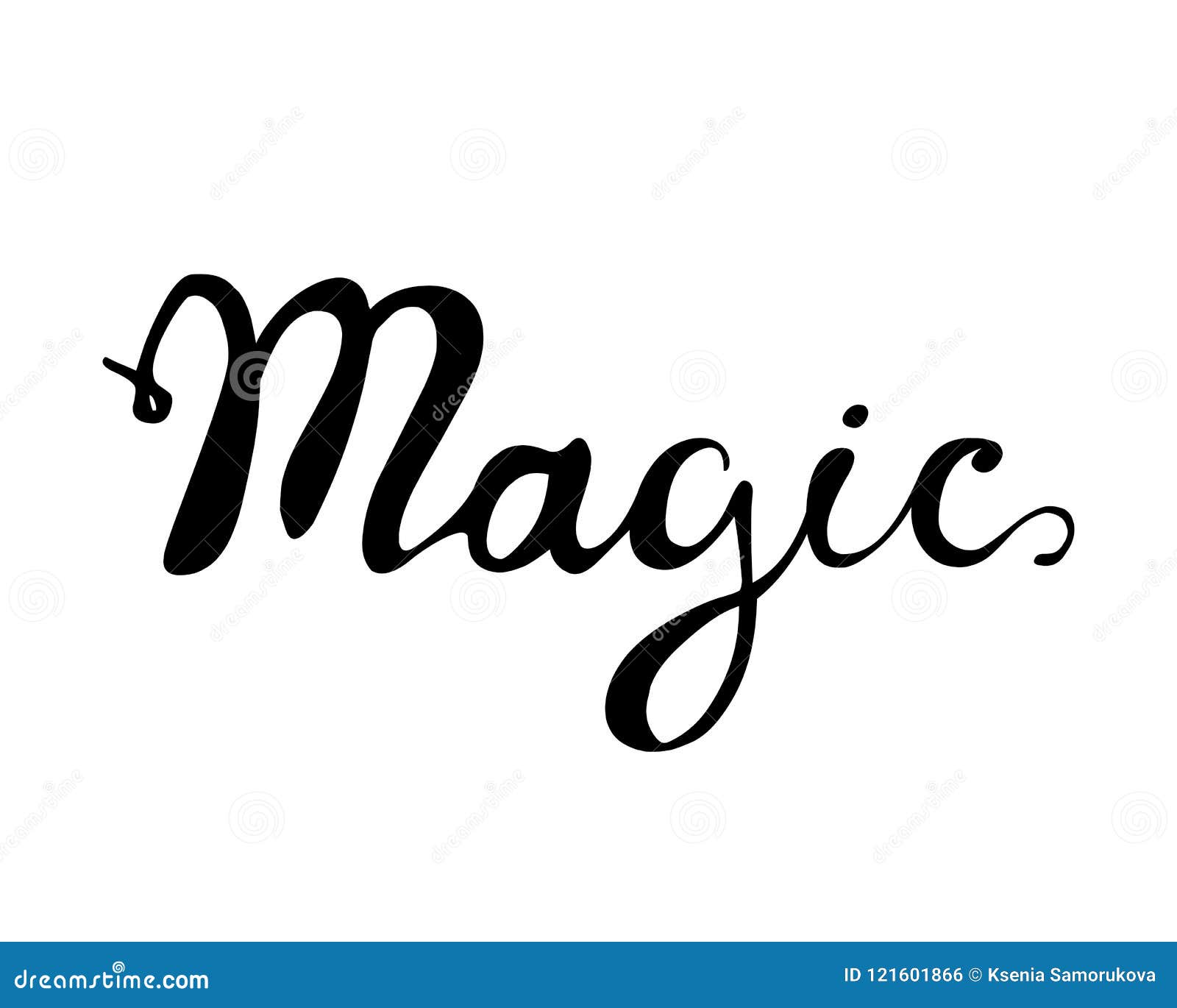 Magic. Hand Written Vector Word Stock Vector - Illustration of occult ... Magic. Hand Written Vector Word Stock Vector - Illustration of occult ...