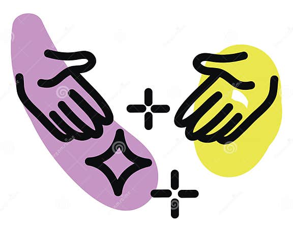 Magic hands, icon stock vector. Illustration of open - 260371350