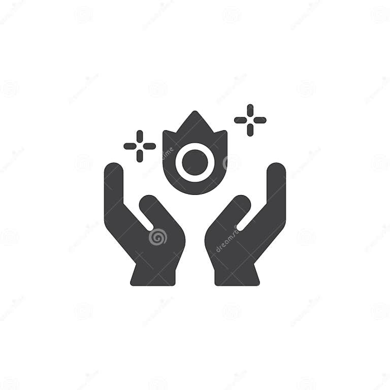 Magic hands vector icon stock vector. Illustration of human - 122962053