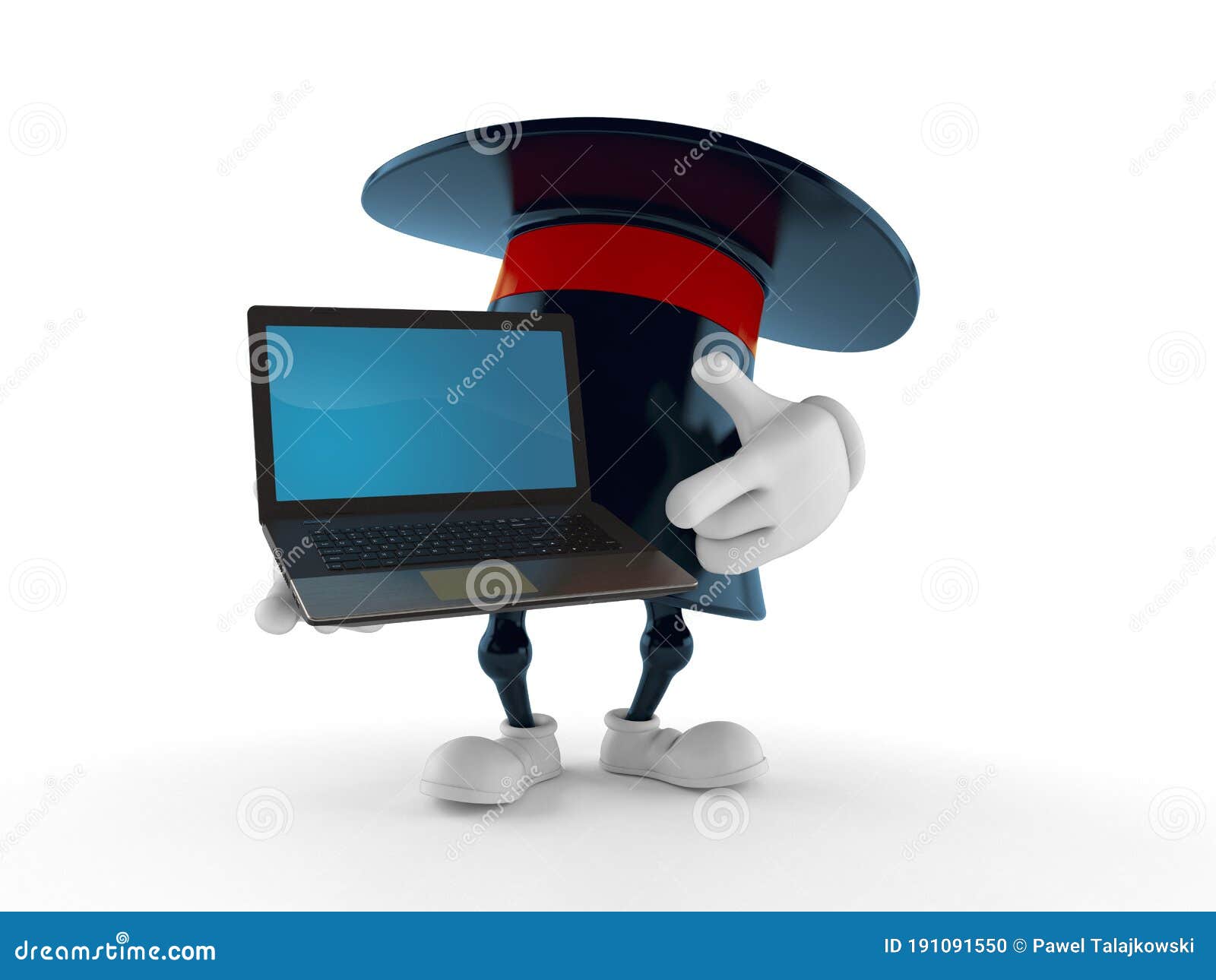 Magic Laptop Spreading The Knowledge (set) Royalty-Free Illustration ...
