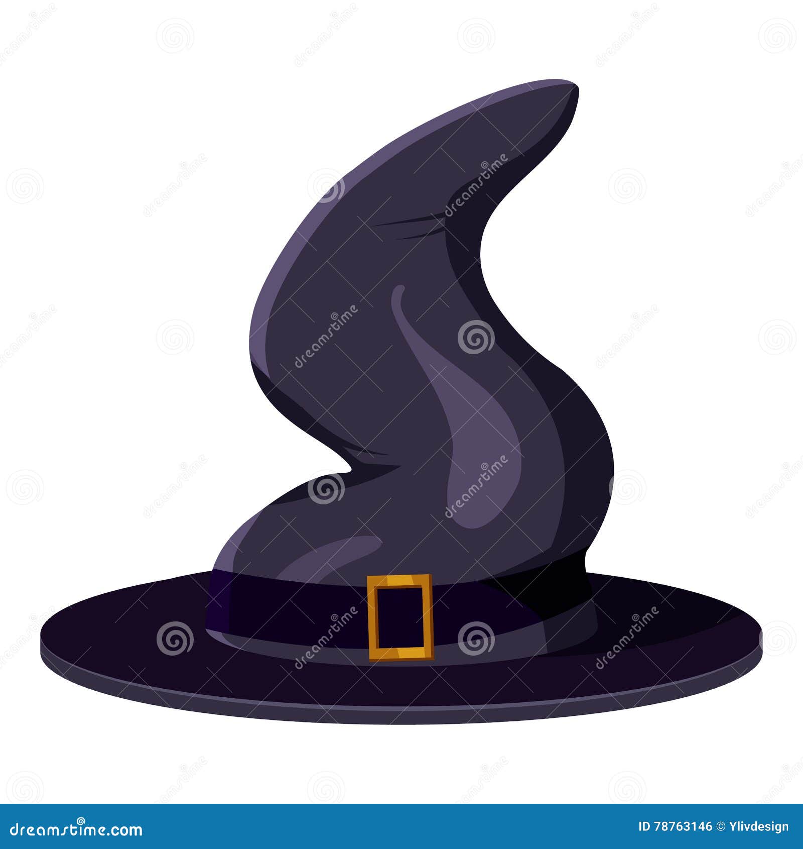 Magic Hat Icon, Cartoon Style Stock Vector - Illustration of logo ...