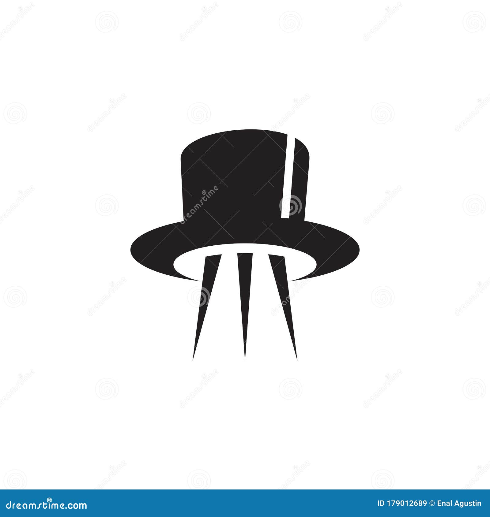 Magic Hat Logo Icon Design Template Stock Vector - Illustration of ...