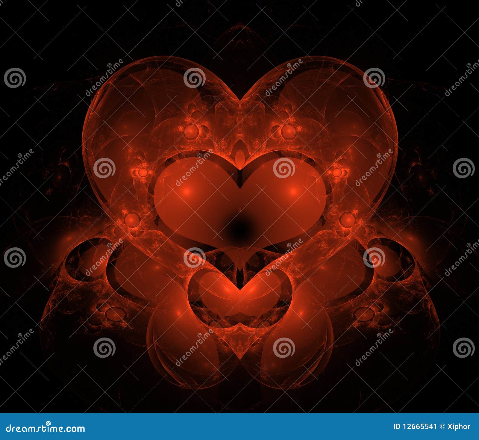 Magic Heart Lights - Show Presentation In Heart And Love - Glowing ...