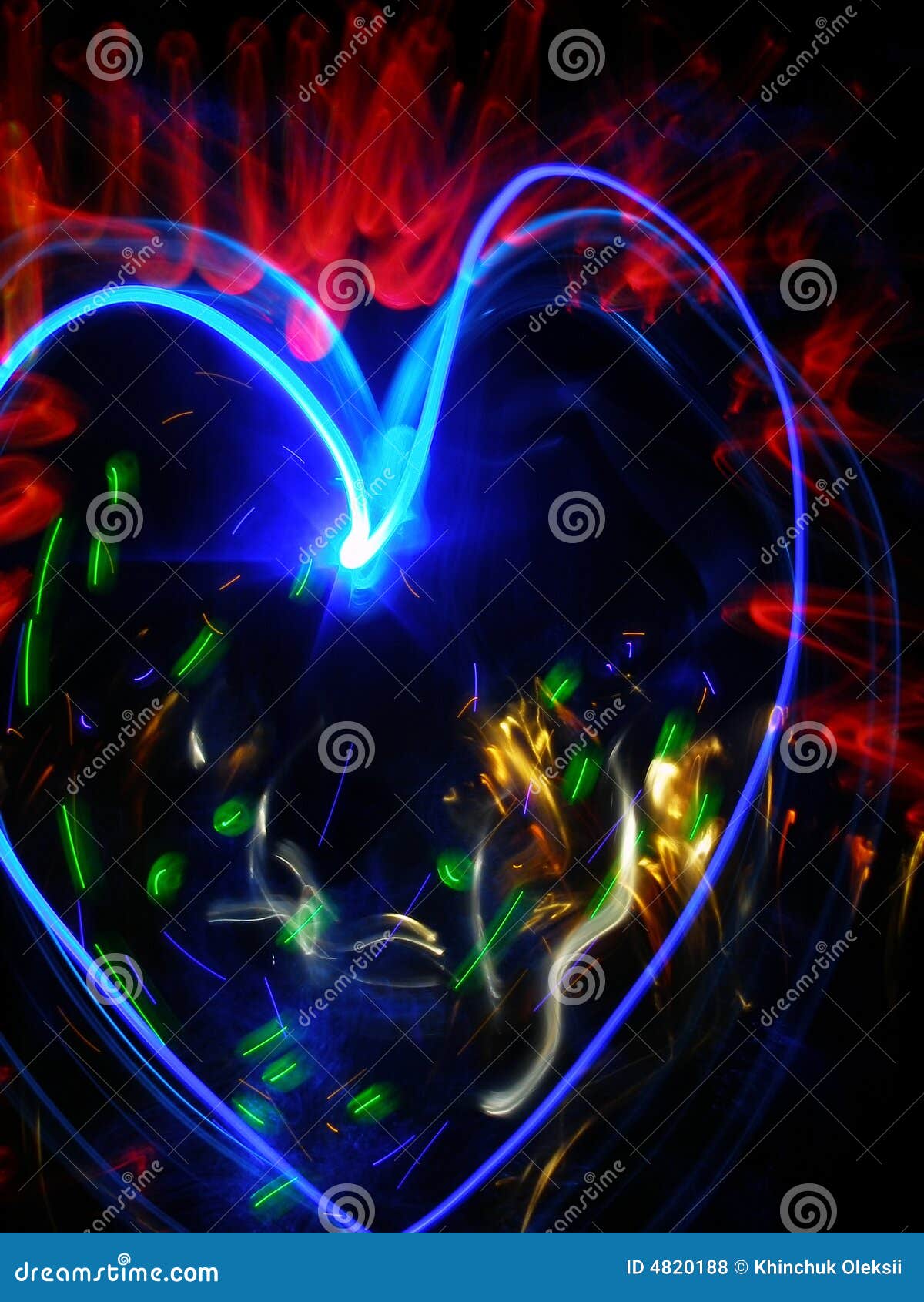 Magic heart stock illustration. Illustration of yellow - 4820188