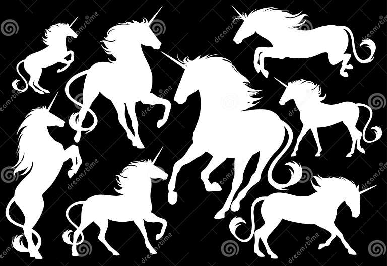Magic horses stock vector. Illustration of prance, animal - 28171448