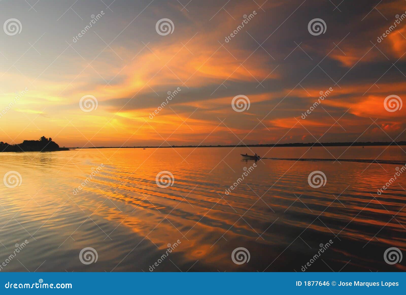 Magic hour stock photo. Image of waves, river, sunset - 1877646